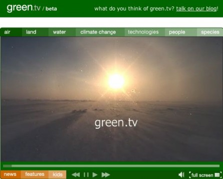 Green TV Launches - Good News Network