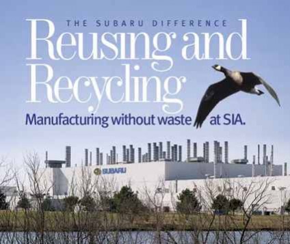 Subaru Factory Sends Nothing to the Dump for 3 Years - Good News Network
