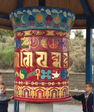 Woman's Vision for Peace Park Sealed With New Spinning Peace Wheel ...