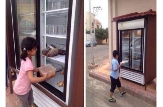 Man Installs Refrigerator Outside his Home to Feed the Needy - Good ...