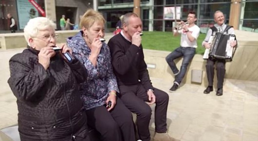 Happiness Booster for the Public: Playing Harmonica Together - Good ...