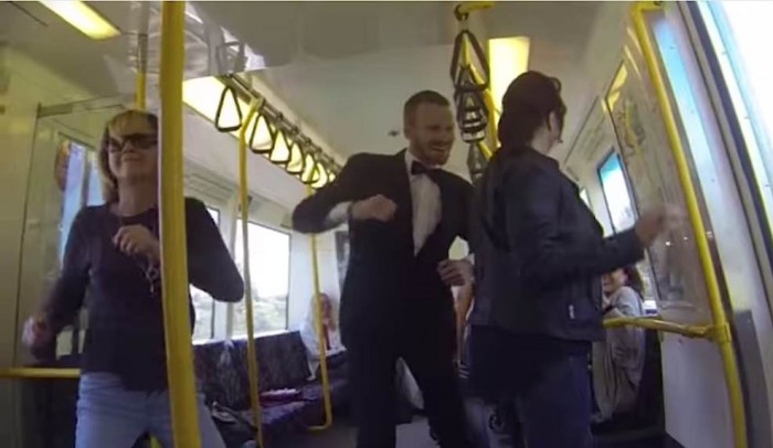 Dance Party Started on Morning Commuter Train (Video) - Good News Network