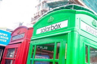 London's Red Phone Box Goes Green as Solar Powered Charging Station ...