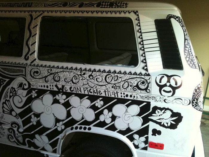 Neighbors Create Amazing Sharpie Drawings on Car - Good News Network