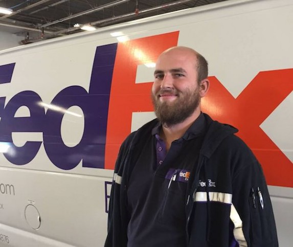 FedEx Driver Detours to Save Trapped Homeowner From Flames - Good News ...