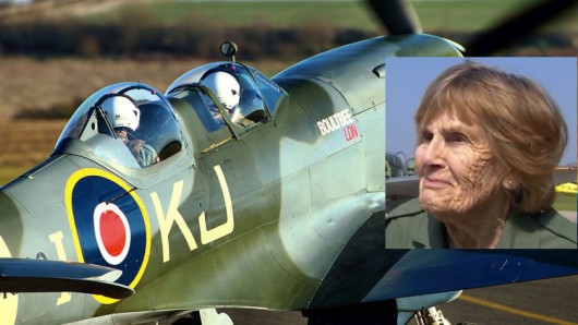 At 92, She Feels Young Again, Takes Joy Ride in Fave WWII Fighter Jet