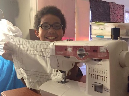 10-Year-old Uses His Allowance to Design, Sew Clothes for Homeless