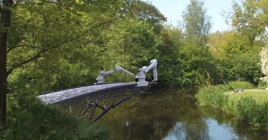 Robots Will 3-D Print a Bridge over Amsterdam Canal Using Molten Steel ...