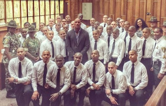 “The Rock” is Proud of the “Better Men” Graduating from a Prison Boot Camp