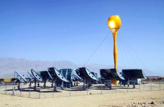 When Solar Plant Becomes Sculpture Garden, Tulip Power Blooms