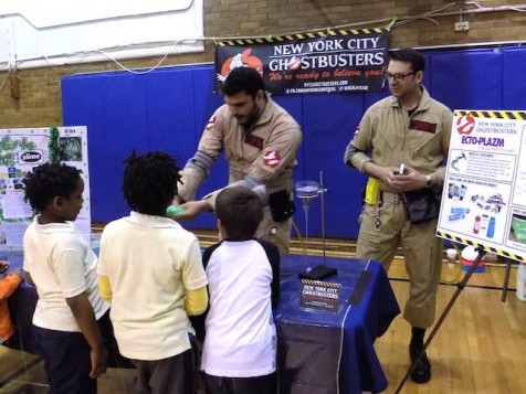 Who You Gonna Call to Liven Up Science Class? Ghostbusters Volunteers