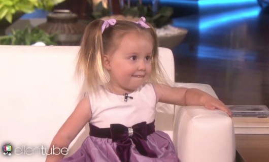 Cutest Science Lecture Ever: Watch 3-Yr-old Explain Chemistry to Ellen ...