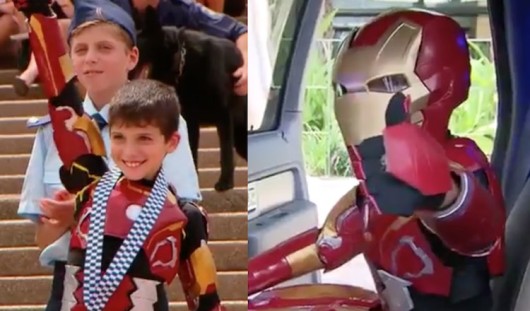 Sydney Rallies to Let 9-yo Superhero Rescue the City as Iron Boy (WATCH ...