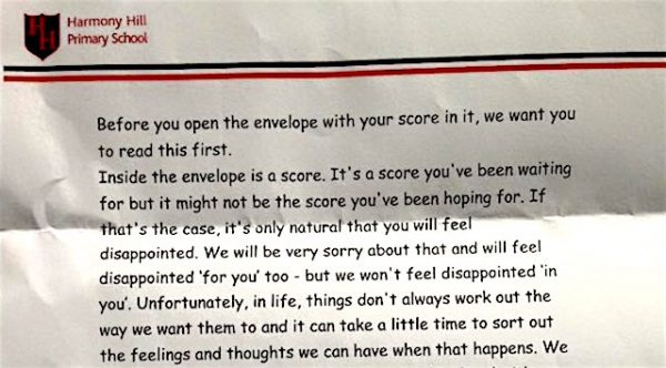 School Sends Inspiring Letter With Test Scores, So Kids Know What’s ...