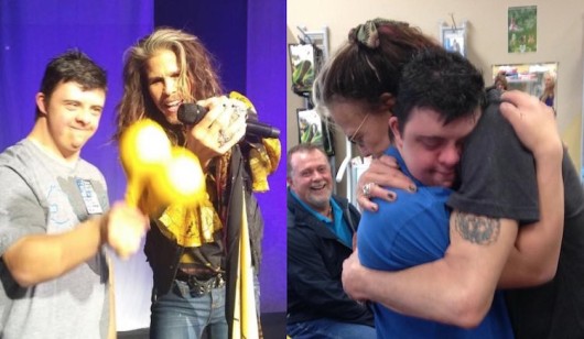 Steven Tyler Surprises Fan With Down Syndrome, Invites Him On Stage ...