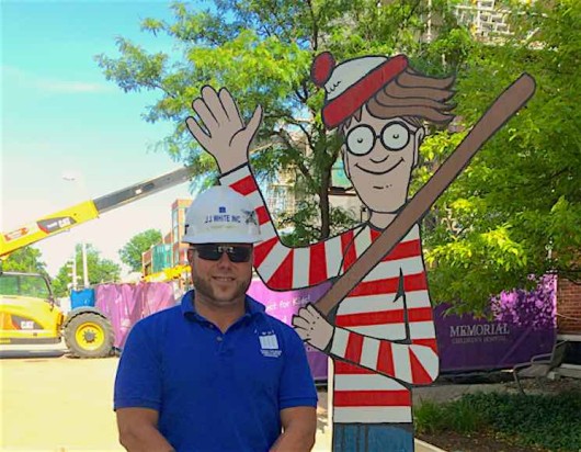 Construction Worker Hides Where's Waldo on Job Site for Kids in ...