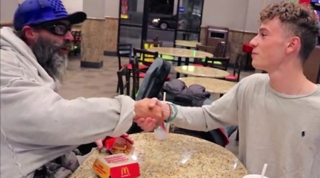 After Random Meeting With Homeless Man, Youth Surprises Him With Ticket ...