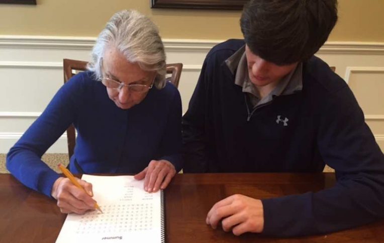 When Grandma With Alzheimer's Can't Do Her Puzzles, Teen Comes Up With ...