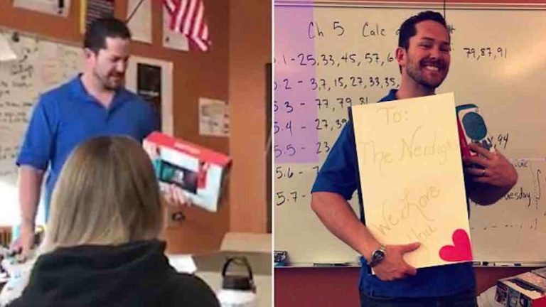 When Teacher Can’t Afford Holiday Gifts for Sick Son, Students Leave ...