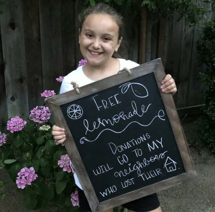 ‘Lemon Aid’ From a Kind 10-year-old Soothes Sad Neighbors After House Fire