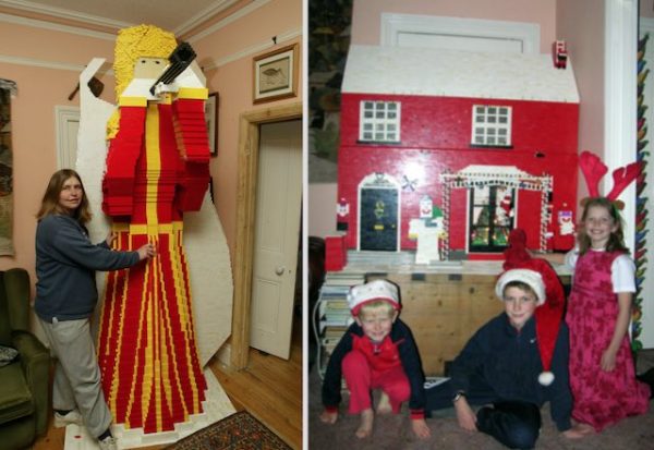 Couple Uses 400,000 LEGO Bricks to Build Biggest Christmas Creation in ...