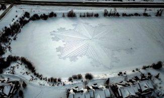 Artist Creates Breathtaking ‘Drawings’ in Snow By Walking for Hours at ...