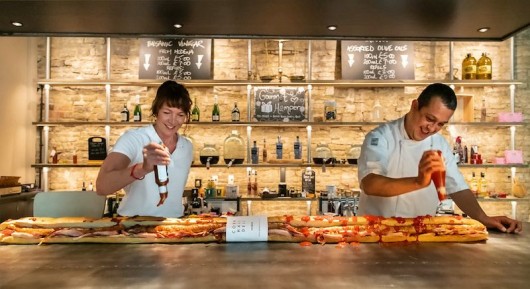 Chef Serves Up 6-Foot Sandwich for Friends to Enjoy While Maintaining ...