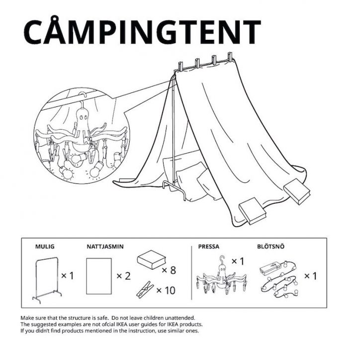 IKEA Released Instructions on How to Build the 6 Best Blanket Forts For ...
