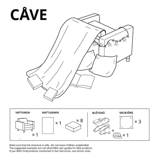 IKEA Released Instructions on How to Build the 6 Best Blanket Forts For ...