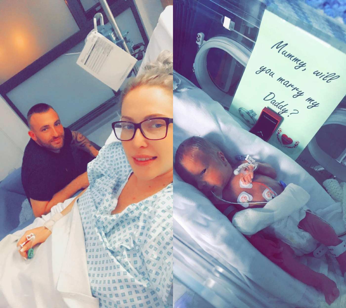 Sweet Proposal: A Premature Newborn Baby Just Helped His Dad Ask His ...