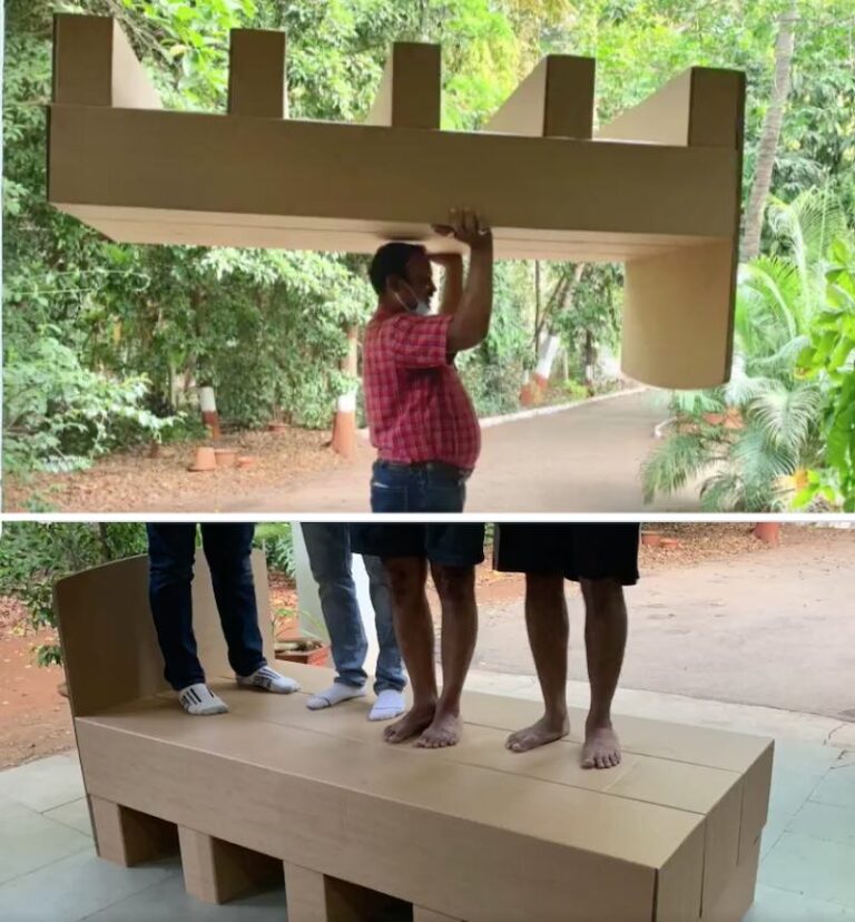 Woman Designs Sturdy Cardboard Beds For Overrun Hospitals in India ...