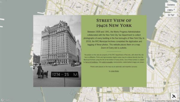 It's a Google Maps Street View of New York City, But Using Photos From ...