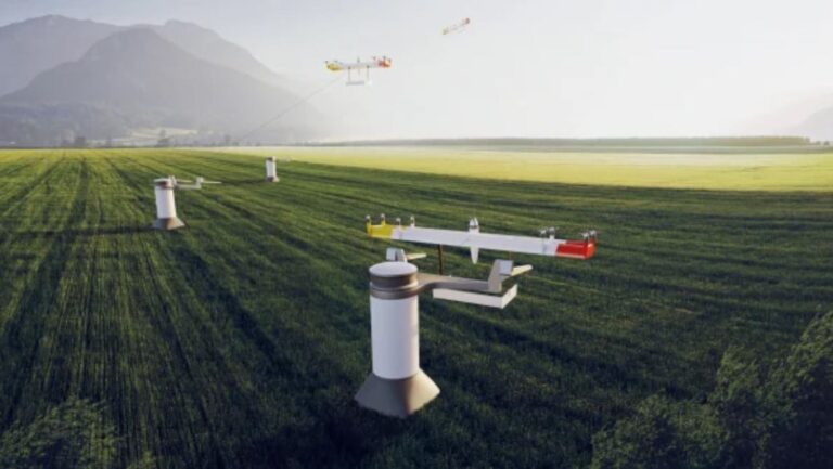 Kites of Renewable Energy Generate Wind Power by Flying Through the Air