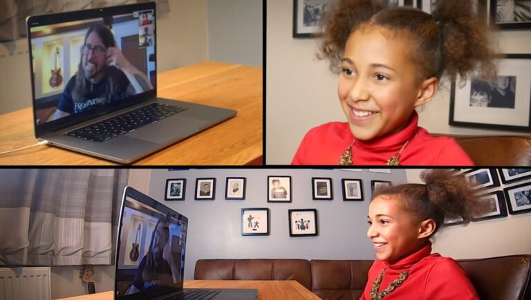 Girl Who Challenged Dave Grohl to Drum Battles Is Now Co-Writing a Song ...