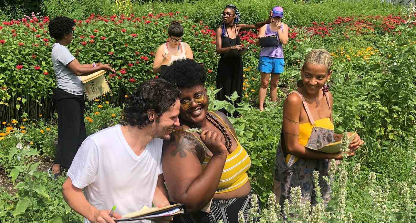 Female Entrepreneurs Tend Community Gardens While Growing Their Small ...