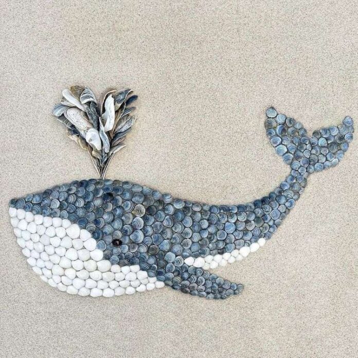 Artist Creates Stunning Animal Art From Seashells She Found at the ...