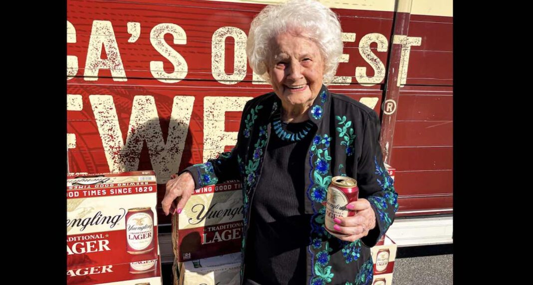 Yuengling Beer Delivers Truckload of Lager to 106-Year-old Woman Who ...