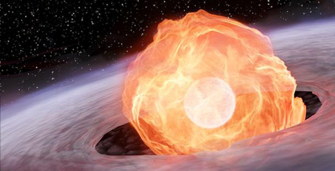 X-Ray Explosion of a White Dwarf Star Captured for the First Time