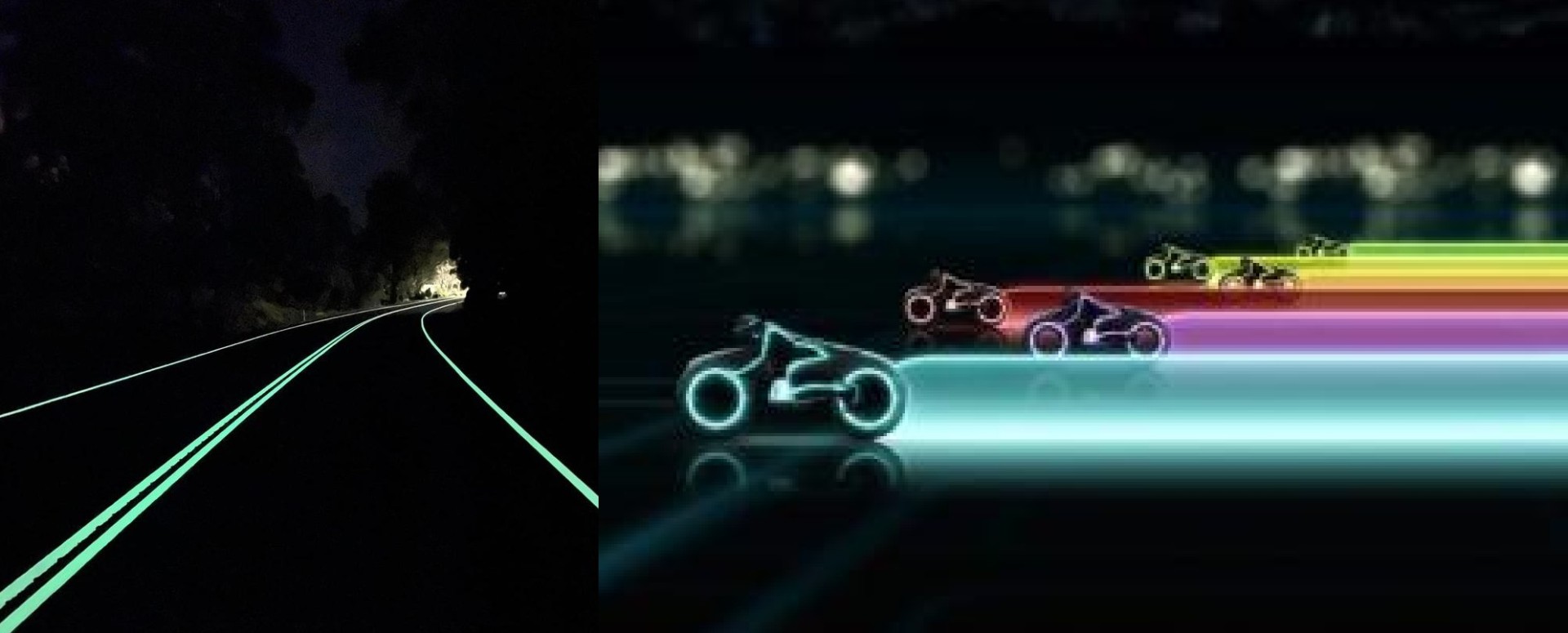 These Road Lines In Australia Glow in the Dark –A TRON Style That Went ...