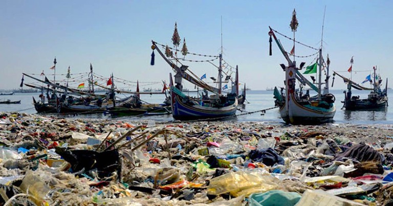 Fishermen Getting Paid to Collect Plastic Trash at Sea, As Indonesia ...