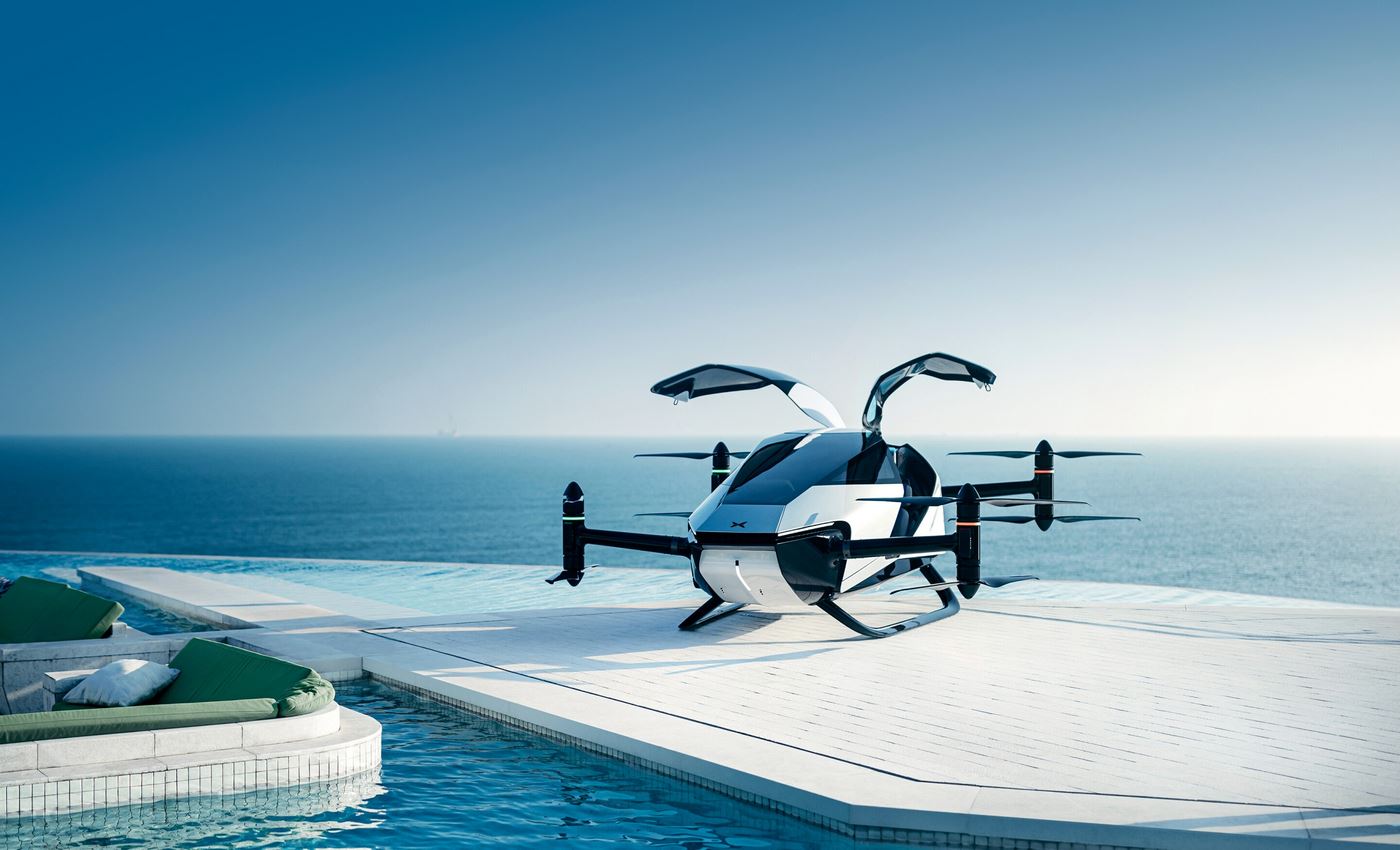Flying Taxi Takes Off for the First Time in Public Display From XPeng ...