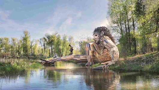 Danish Artist Hides Enormous Trolls in Forests Around the World Using ...