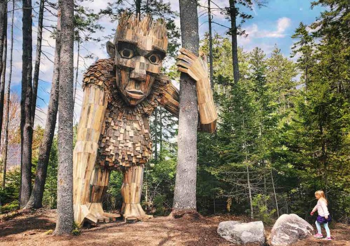 Danish Artist Hides Enormous Trolls in Forests Around the World Using ...