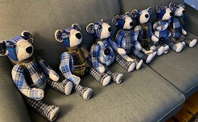 6 ‘Memory Bears’ Sewn With Love and Grandpa's Flannels For Widow’s ...