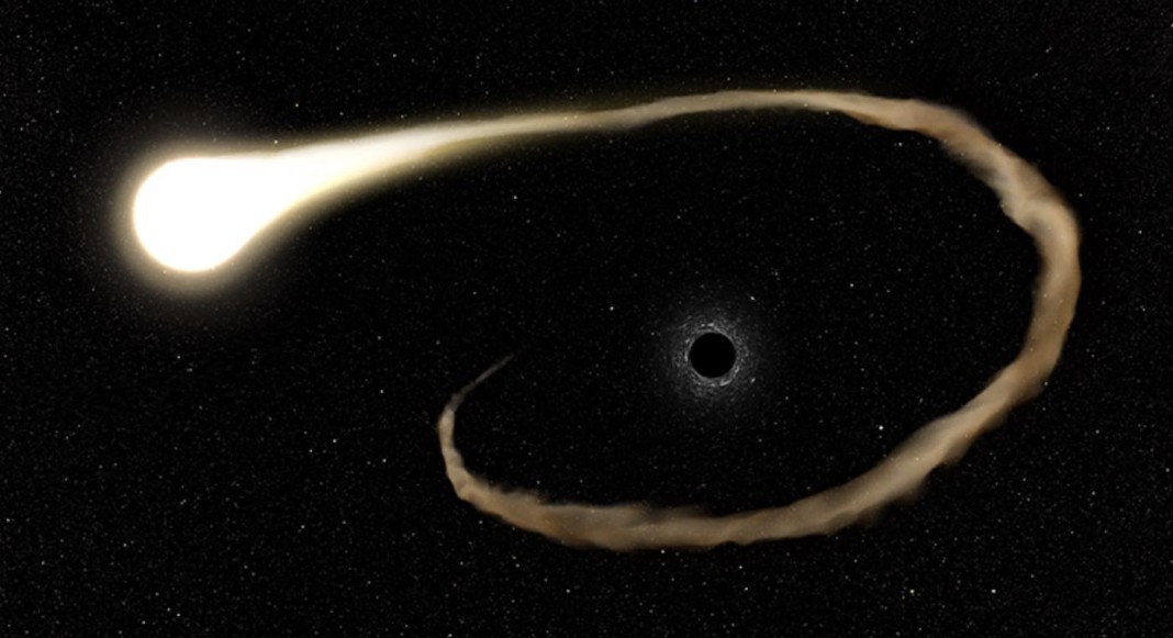 Hubble Captures Rare Event: Star Eaten By a Black Hole 300 Million ...