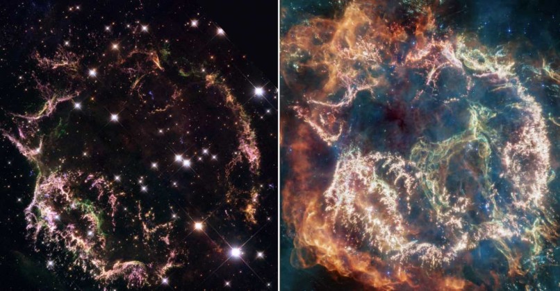 Webb Telescope Reveals Yet More Details Never-Before-Seen in Cassiopeia ...