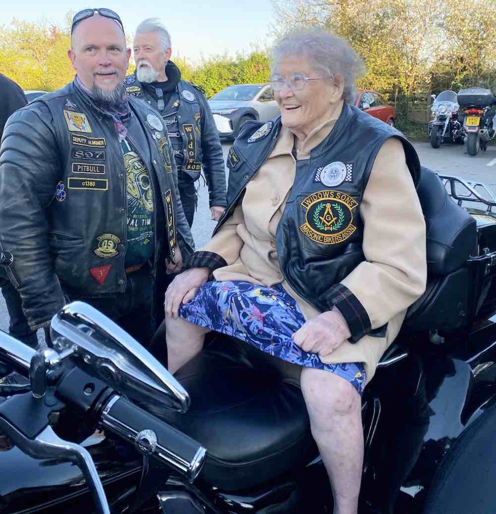 Great-Grandma Gets 90th Birthday Wish to Ride a Harley Again, Courtesy ...