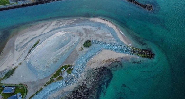 Spectacular Drone Photo Spies a Harbor that Looks Like a Dolphin