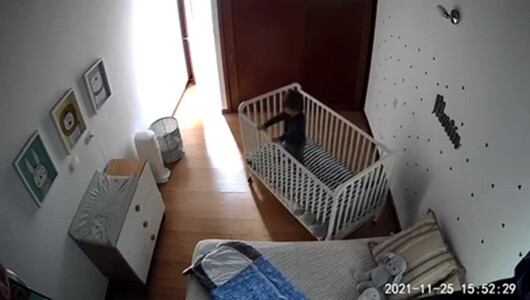 Toddler Avoids Bedtime by Shimmying His Crib Across Floor in ‘Mission ...