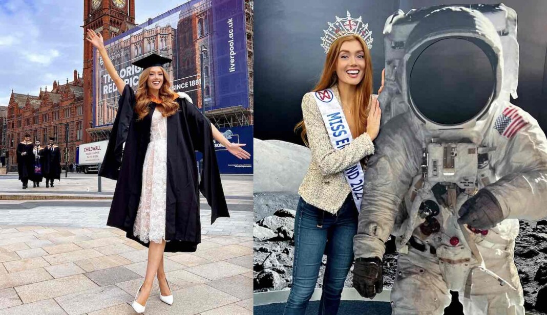 Miss England Inspires Girls to Be Rocket Scientists After Graduating ...